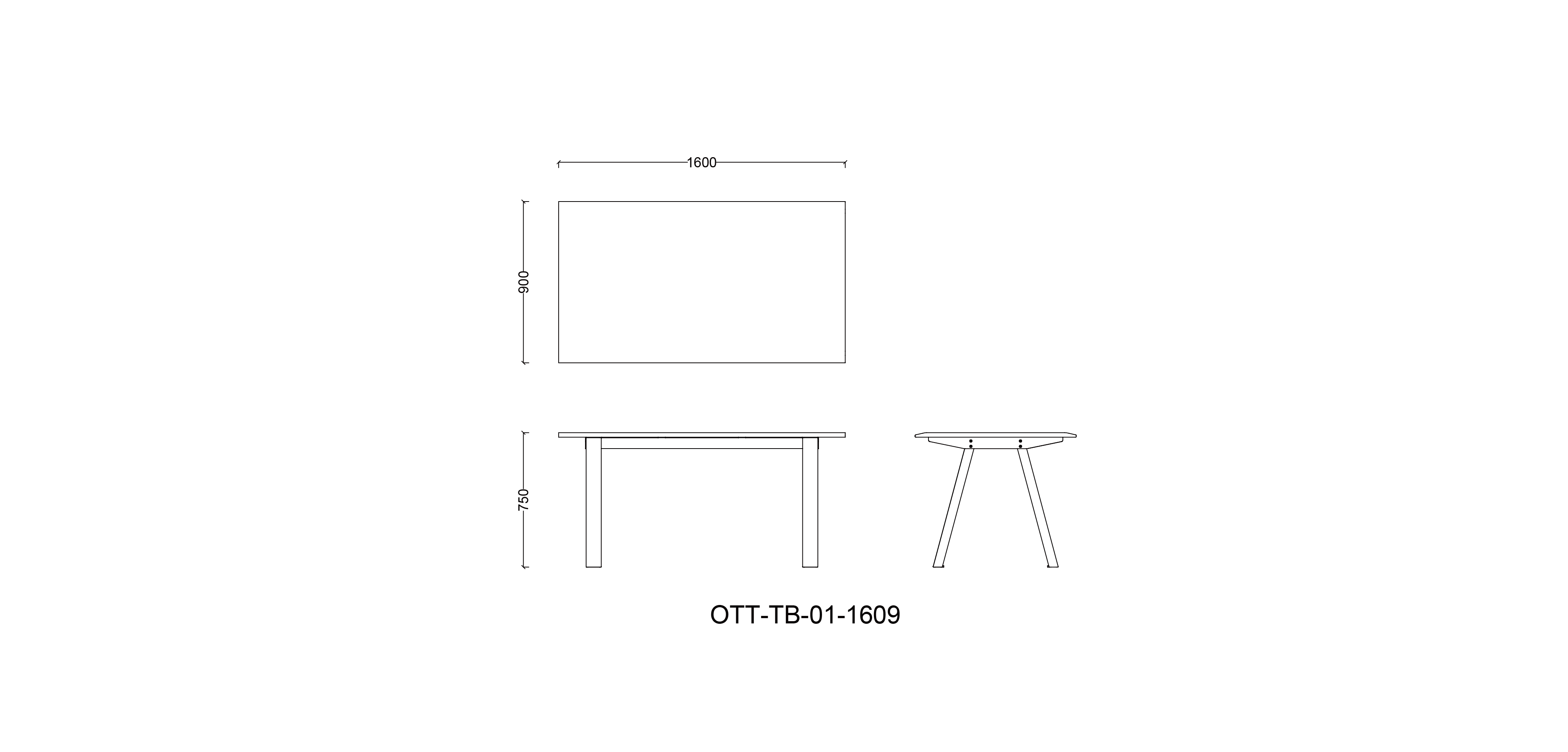 Otto Table - Grado - Oak zone